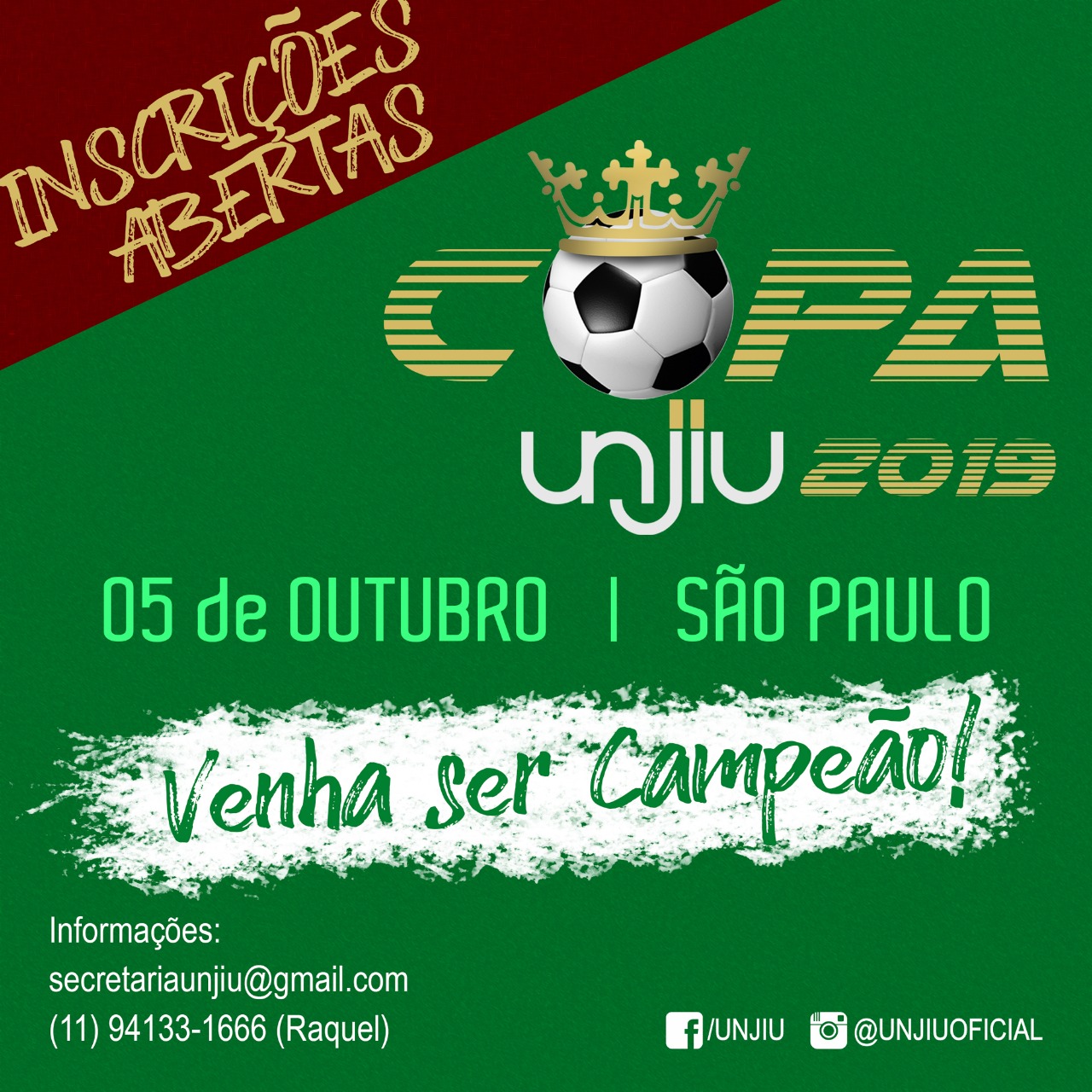 A COPA DE FUTSAL UNJIU 2019 - Convenção Unida Internacional